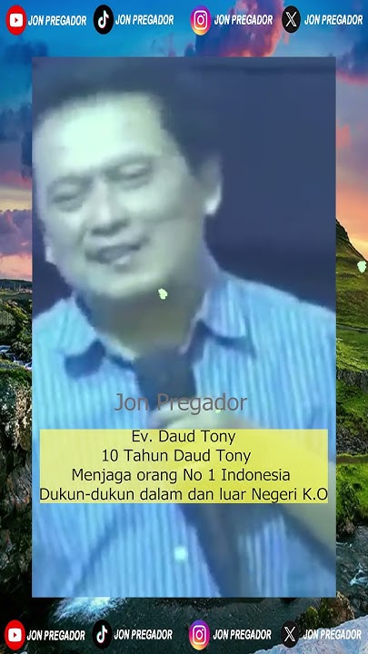 C32 DAUD TONY-10 TAHUN DAUD TONY - MENJAGA ORANG NO 1 INDONESIA - DUKUN DALAM DAN LUAR NEGERI K ...