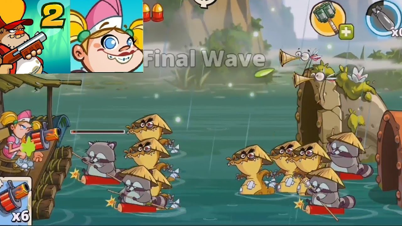 Swamp attack 2 / Episode 2, levels 11 to 19, All levels with (Pepper ...