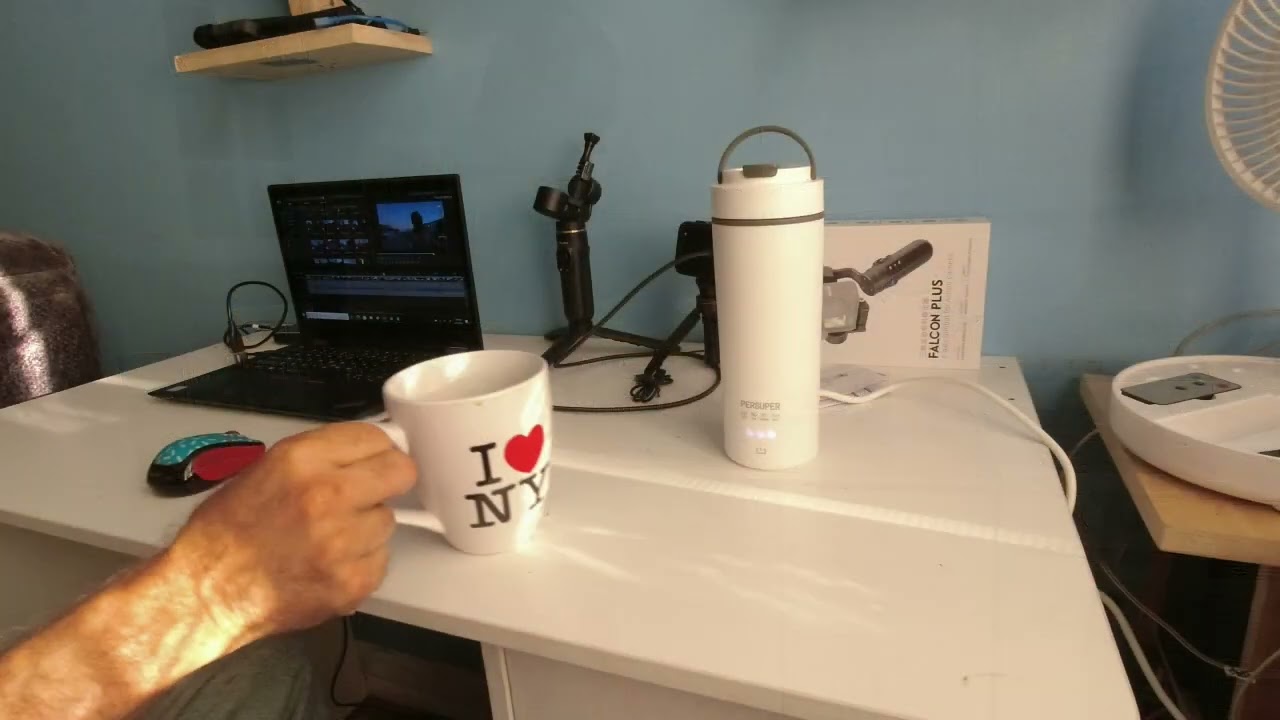 PERSUPER Portable Kettel Electric Travel Kettel 450ML Fast Boil Auto ...