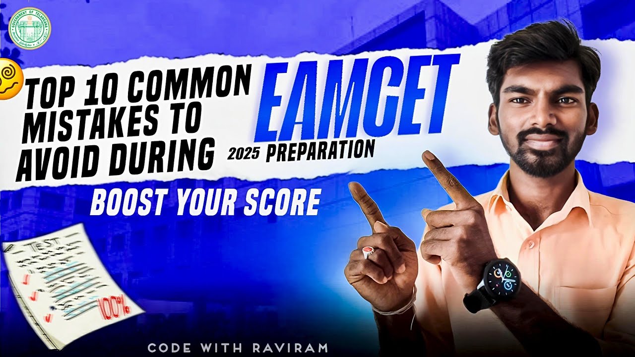 EAMCET 2025 Preparation 🔥 | Complete Roadmap For EAMCET | Ravi Ram ️‍🔥 ...
