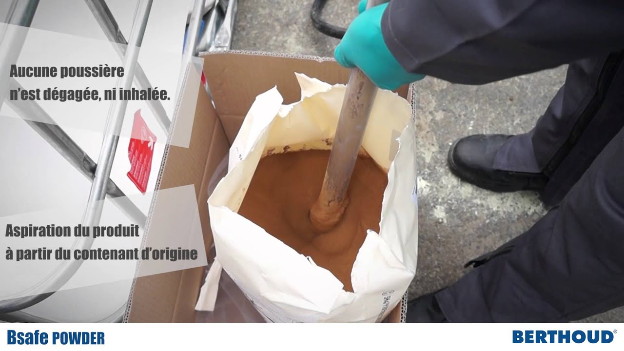 BERTHOUD Bsafe POWDER - Closed transfer system - FR - YouTube
