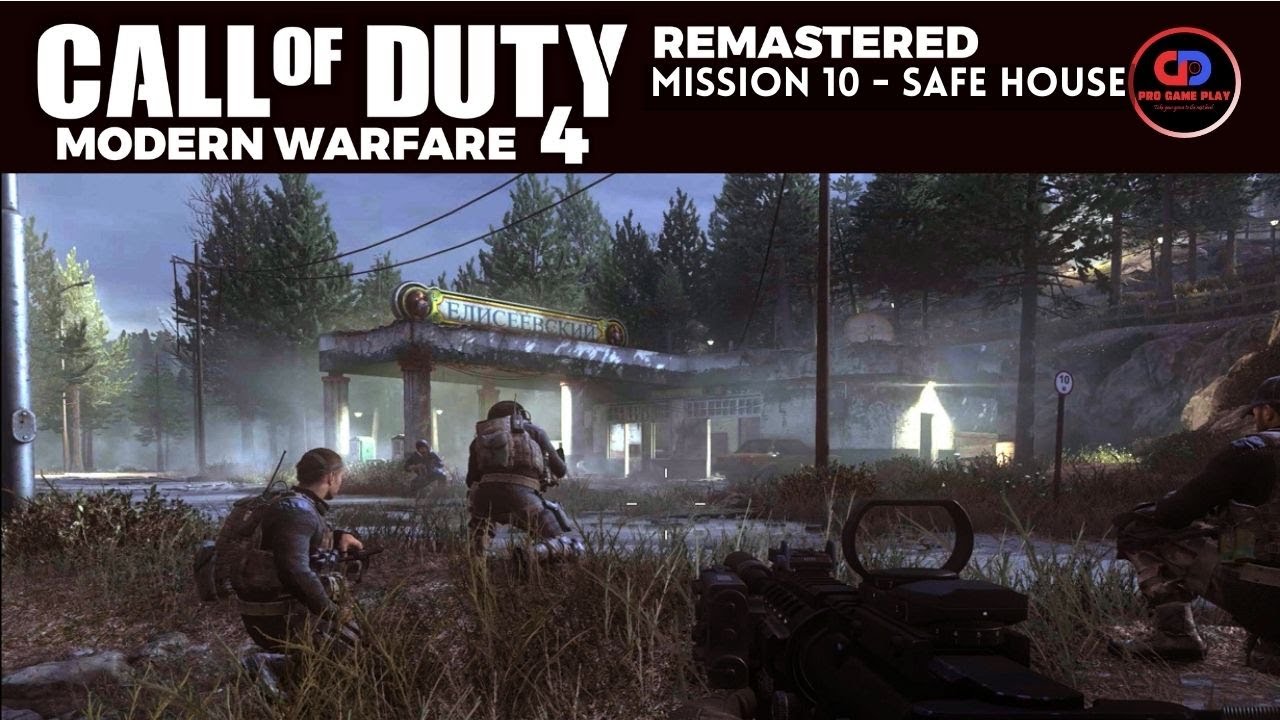 Call of Duty: Modern Warfare 4 Remastered | Mission 10 Safe House | PC ...