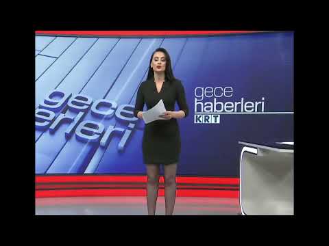 Güzel spiker Fatma Karaağaç siyahlarıyla
