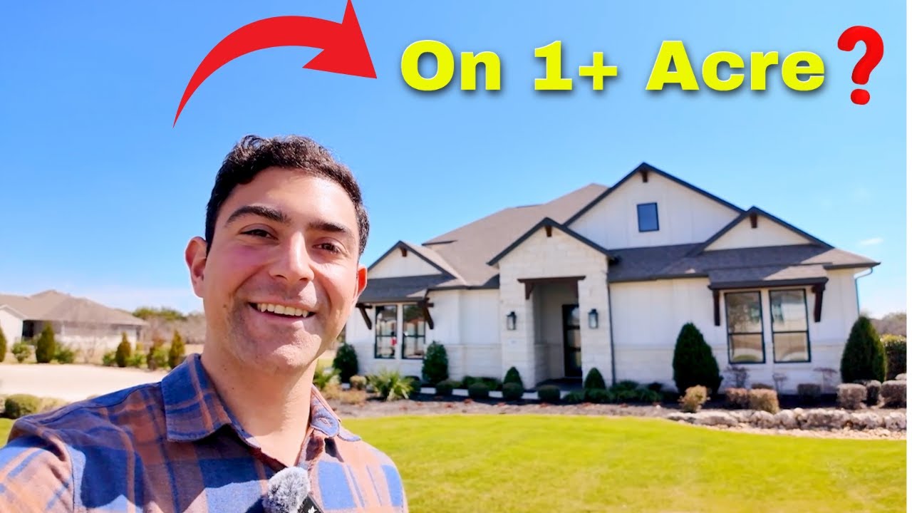 NEW Texas Custom Acreage Homes! Affordable 1-Acre Lots Near Austin!🏡 ...