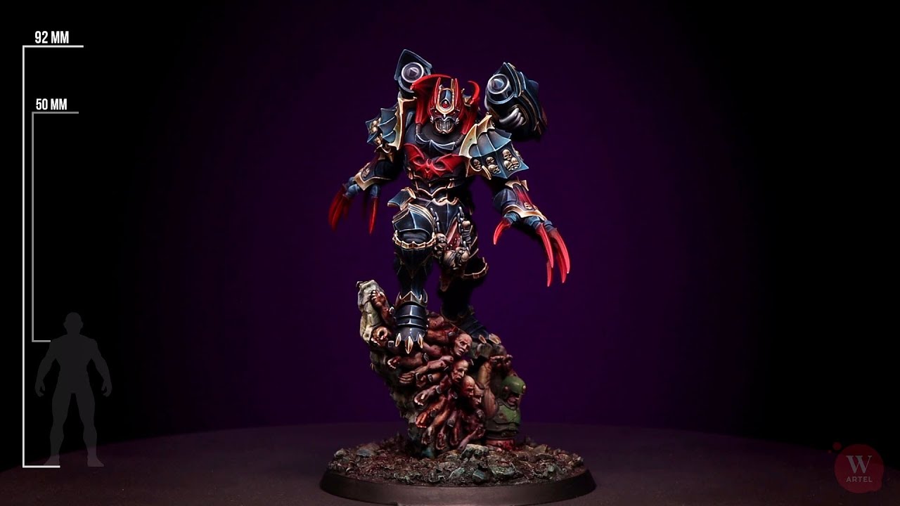 Dread-Bat Prince (painted turntable video) - YouTube