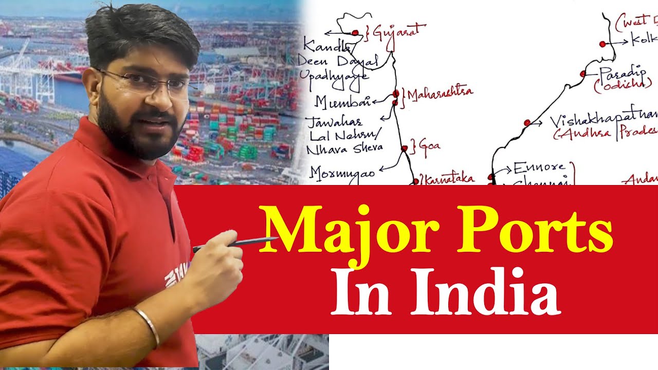 Major Ports of India - Important Ports of Eastern & Western Coast ...