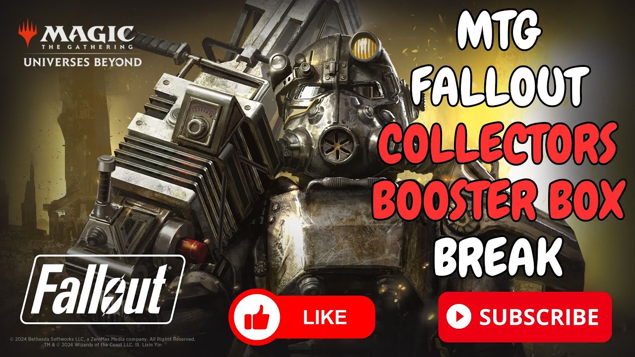 MTG Universes Beyond Fallout Collectors Booster Box Break (12 packs ...