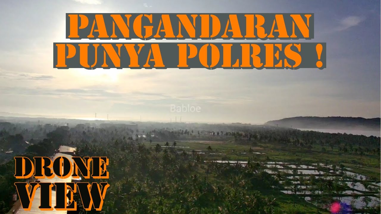 Lokasi Polres Pangandaran video drone | free footage video - YouTube