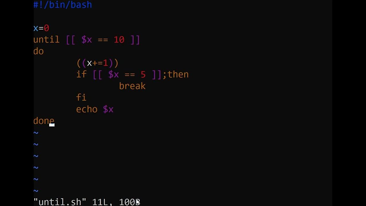 Break and Continue statements in Bash Scripting - Episode 36 - #bashscripting #linux - YouTube
