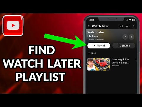 How To Find Watch Later Playlist On YouTube