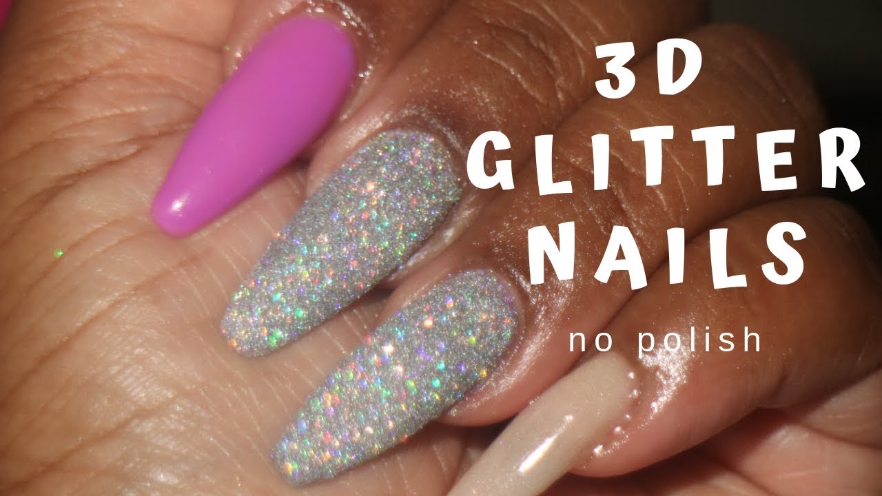 HOW TO: EASY GLITTER NAIL TUTORIAL | NAIL ART - YouTube