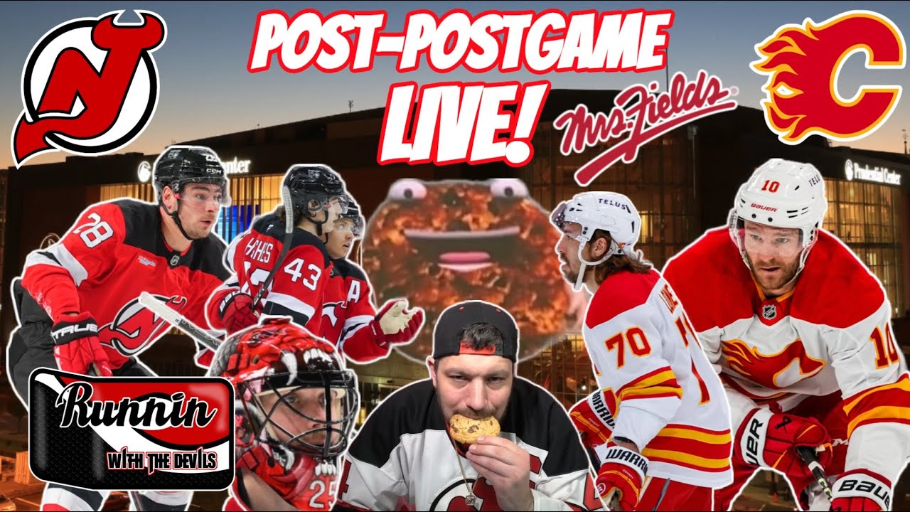 NJ Devils vs. Calgary Flames Post-Postgame LIVE! 3/20/25 3RD PERIOD ...