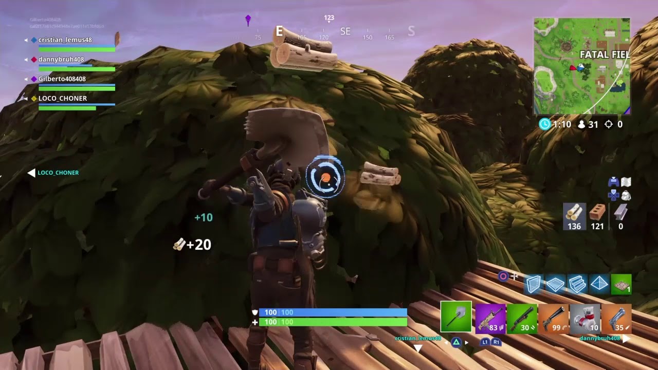 How to tree camp fortnite - YouTube