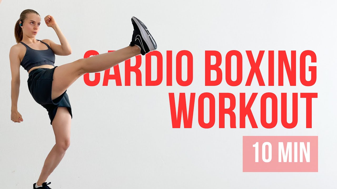 10 min - CARDIO BOXING WORKOUT - Low Impact, Cardio At Home, HIIT ...