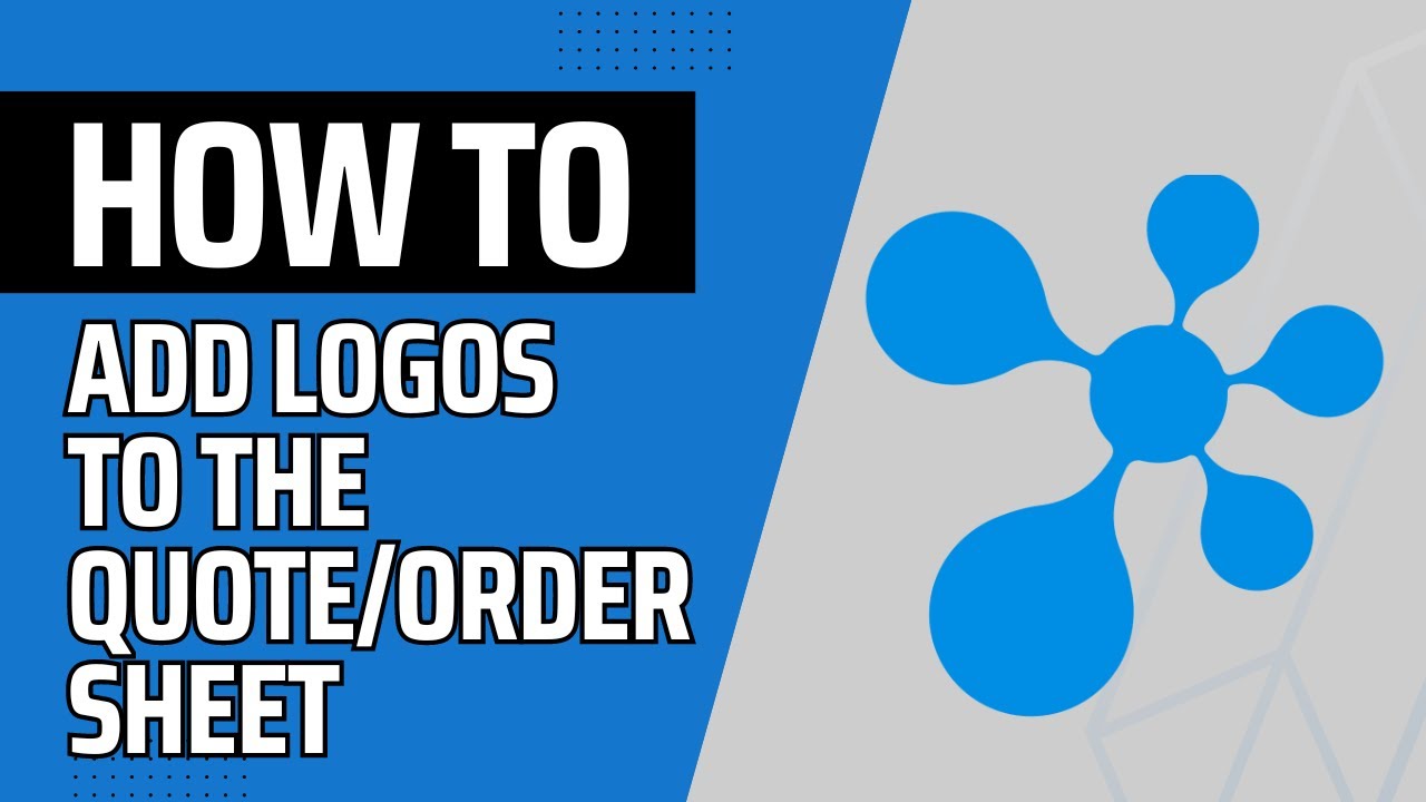 How to Add a Logo to the Quote/Order Sheet within DecoNetwork - YouTube
