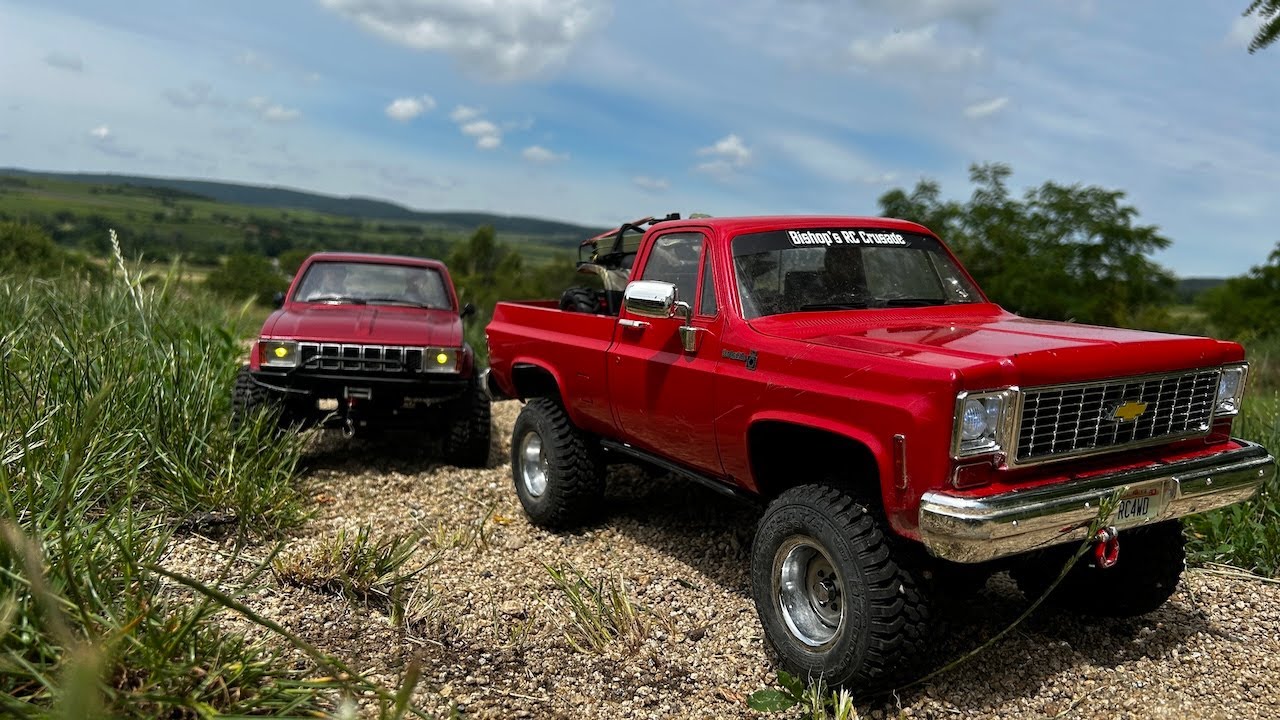 RC4WD Chevy K10 Scottsdale & MST CFX Toyota Hilux on AMS SCALE MEETING ...