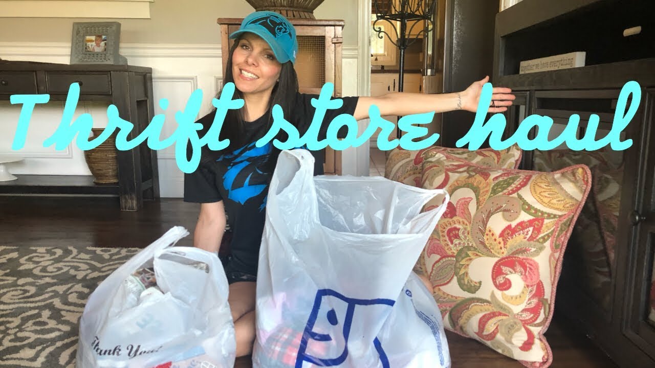 Thrift Store Haul - Goodwill Haul Decor and clothes - YouTube
