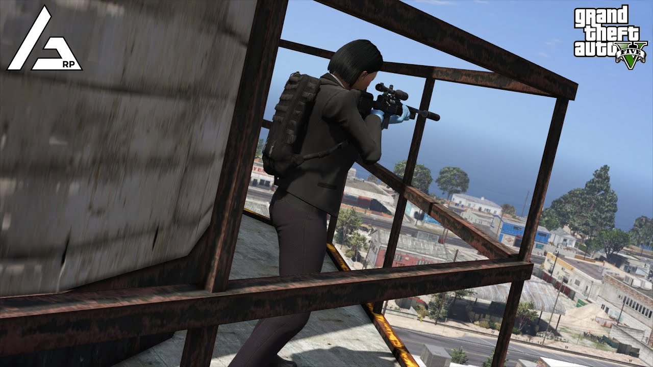 GTA 5 Roleplay - ARP - #1005 - Heist Team Sniper Cover! - YouTube