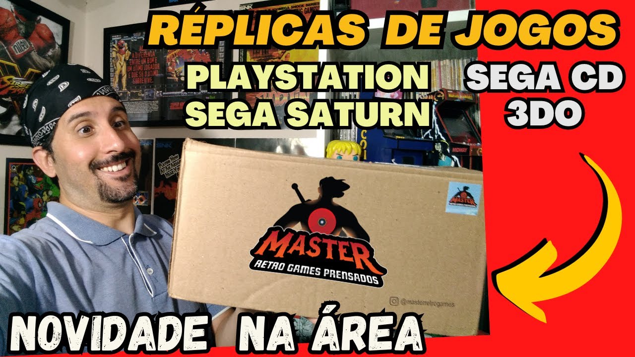 CONHEÇA O TRABALHO DA MASTER RETRO GAMES - TEM PLAY 1, SEGA SATURN ...