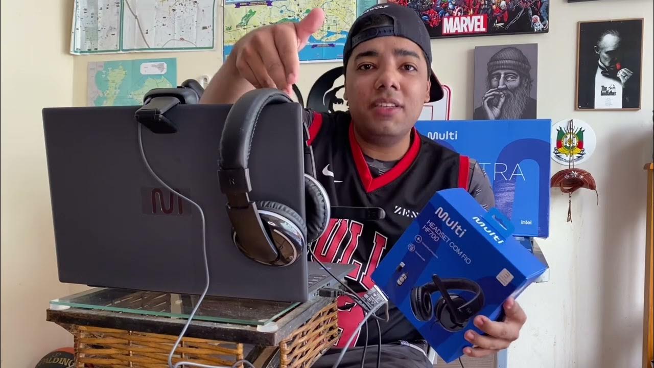 Headset Multi HF700 + Laptop Multi Ultra UB261 Celeron N4020C - YouTube