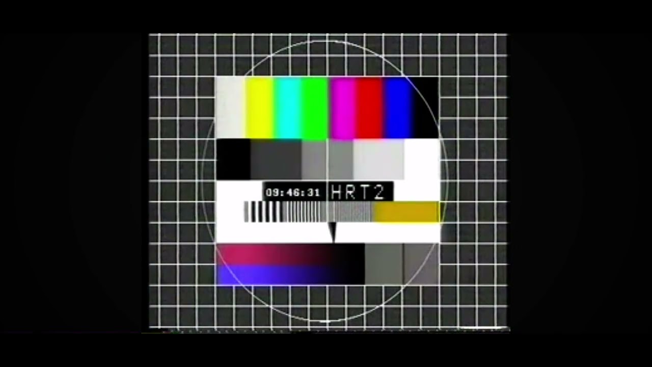 HRT 2 Test Card (1998) - YouTube