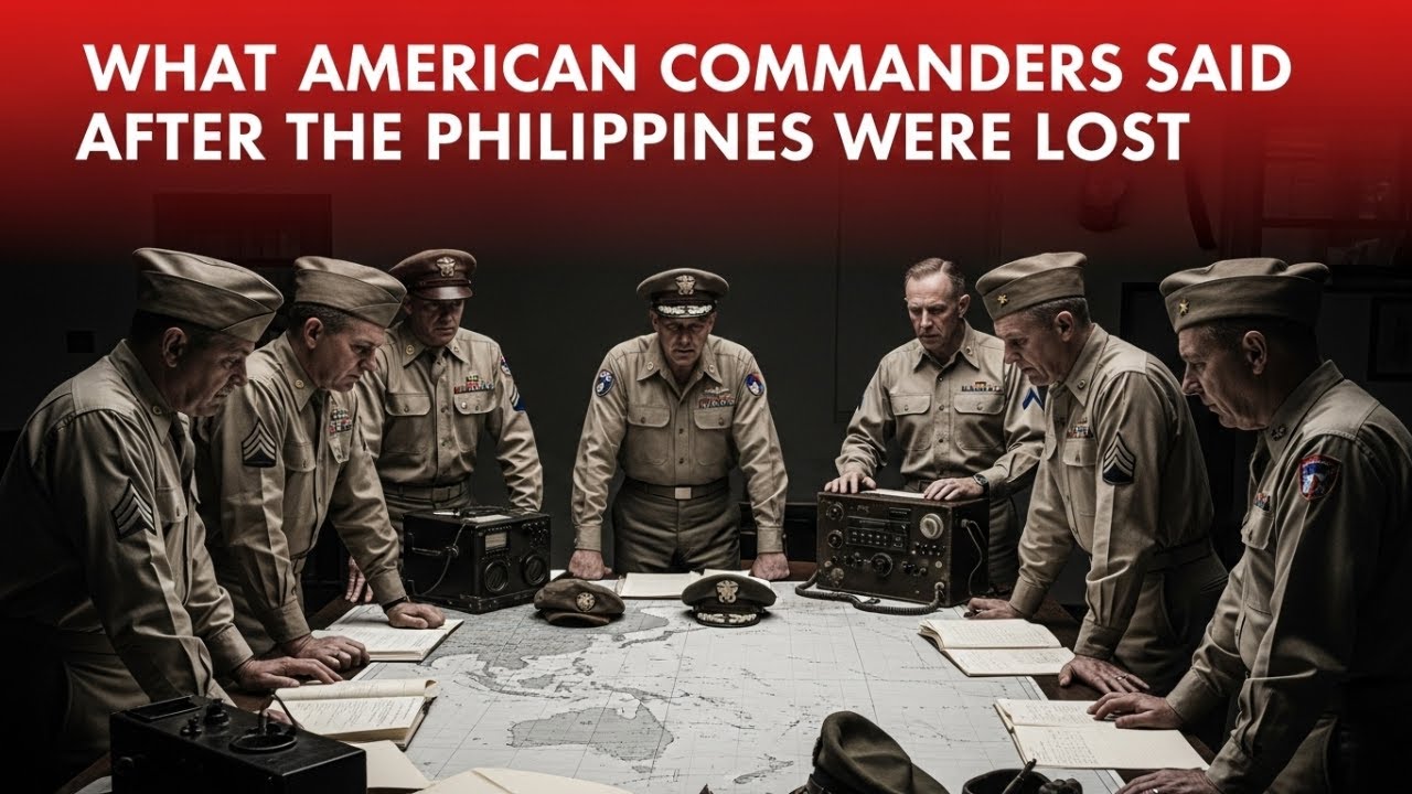 What American Commanders Said After the Philippines Were Lost - YouTube