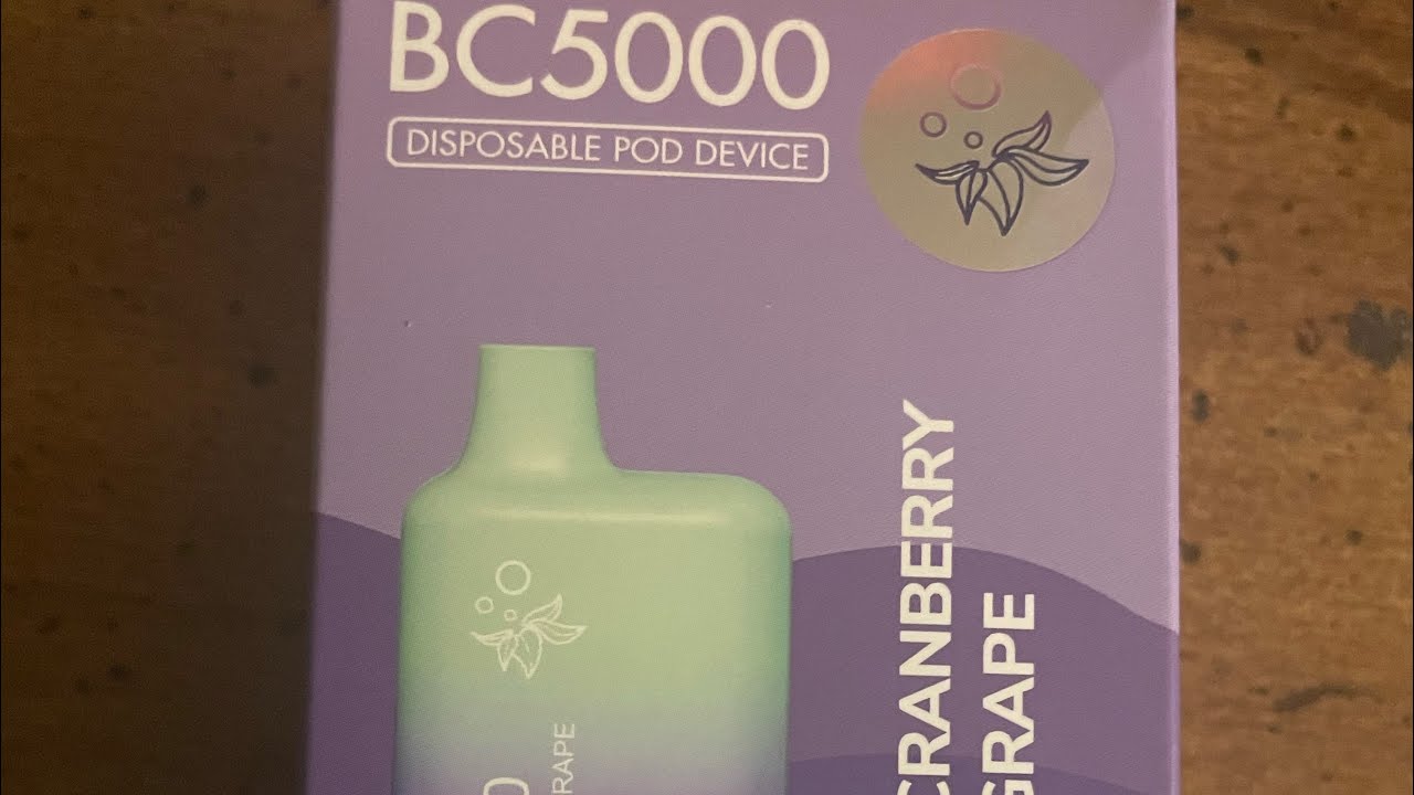 ELFBAR BC5000 Cranberry Grape Review - YouTube