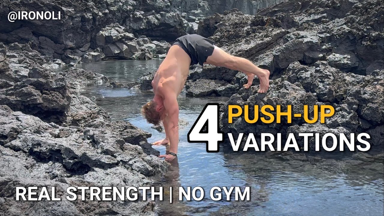 4 PUSH-UP VARIATIONS FOR FULL BODY STRENGTH | NO GYM NEEDED ...