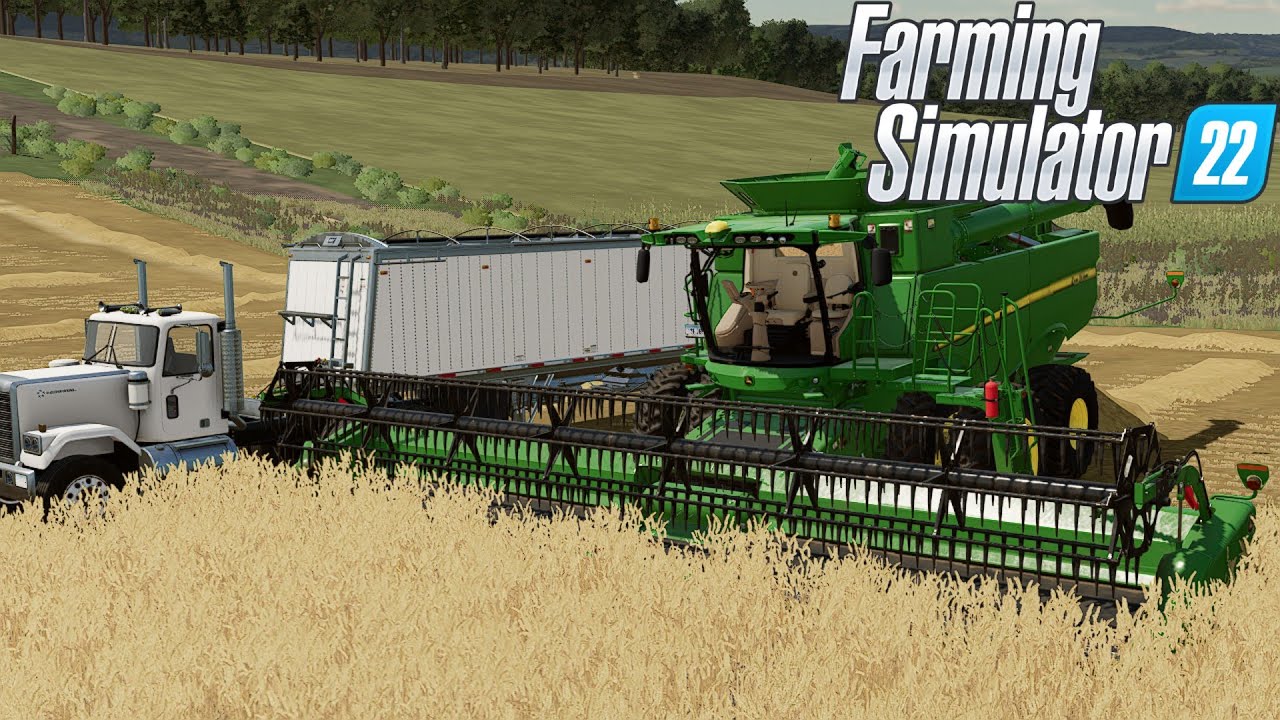 LIVE- CONTINUING WHEAT HARVEST AND BAILING STRAW MARXVILLE WI - YouTube