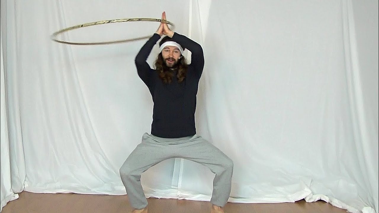 Beginner Hula Hoop Tricks Vol 2: Prayer Position Hand Hooping - YouTube