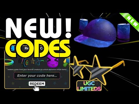 ALL NEW WORKING CODES 2024 | UGC LIMITED CODES | ROBLOX UGC LIMITED ...