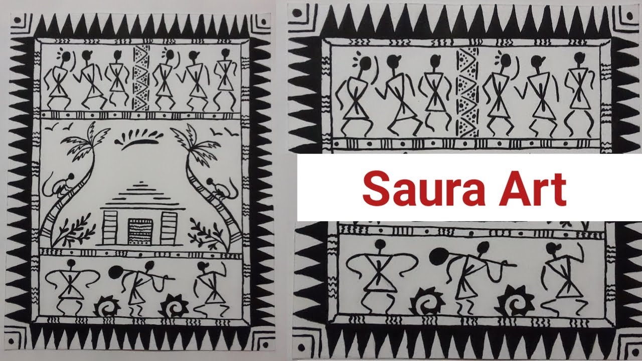 Saura Painting. | Saura Painting Tribal Art Of Odisha. | Saura Art ...