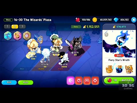 Cookie Run: Kingdom Story Stage 16-30 Boss Fiery Star's Wrath - YouTube