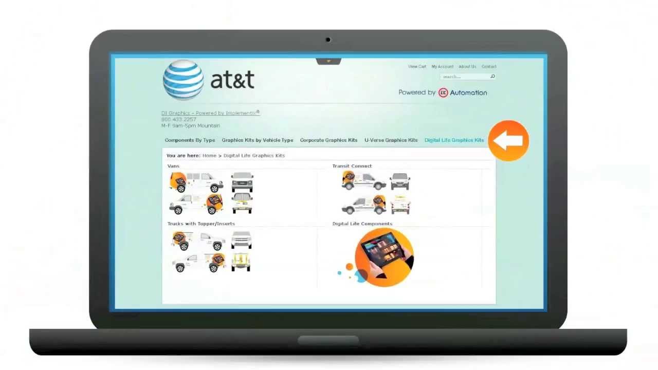 AT&T Vehicle Graphics Website Tutorial - YouTube