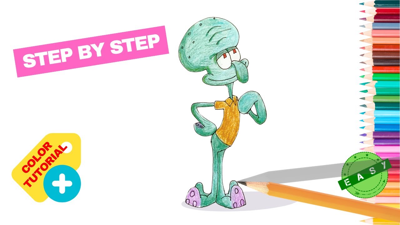 How to Draw Squidward Tentacles | SpongeBob SquarePants - YouTube