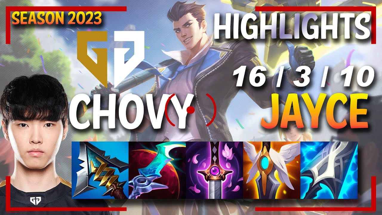 GEN Chovy JAYCE Mid - HIGHLIGHTS - KR Ranked - YouTube