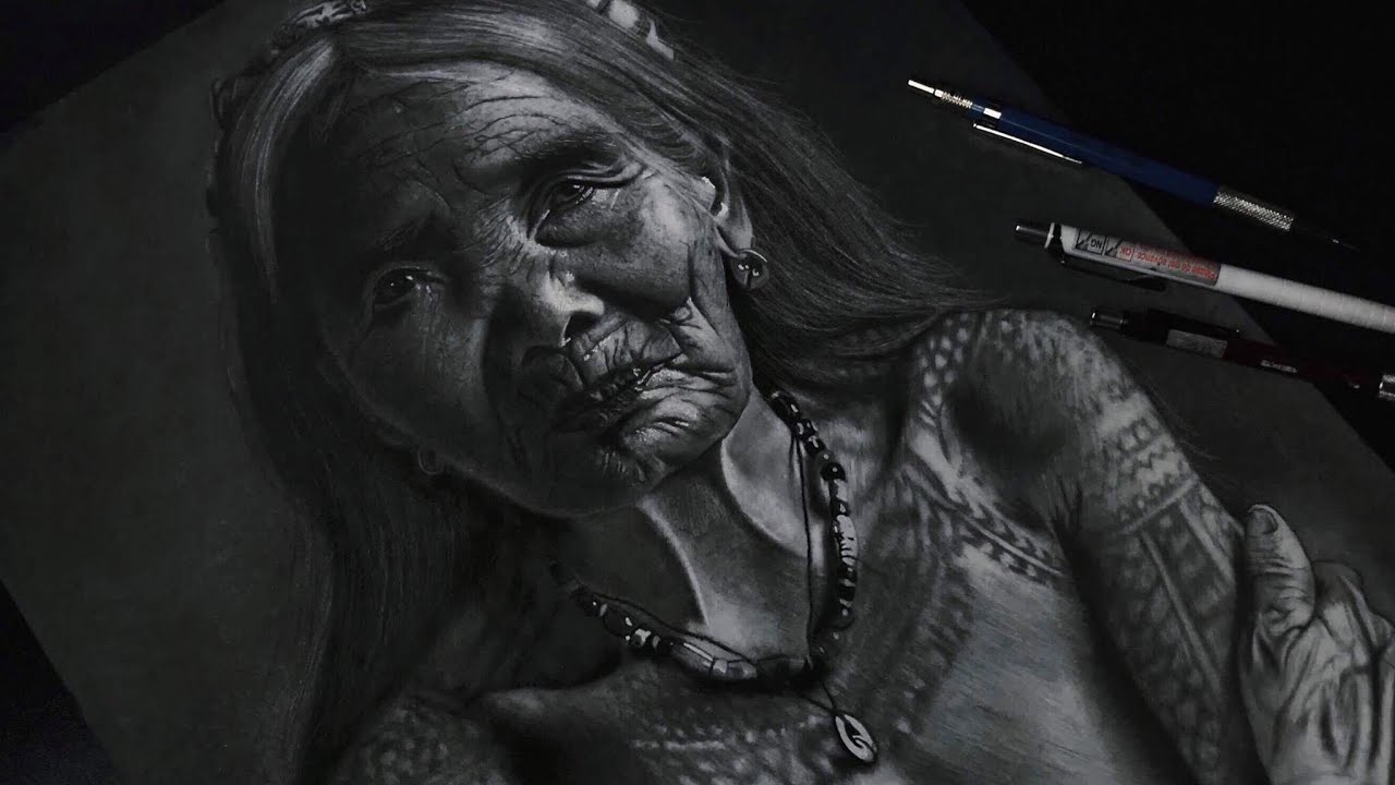 Apo Whang Od Speed Drawing - YouTube