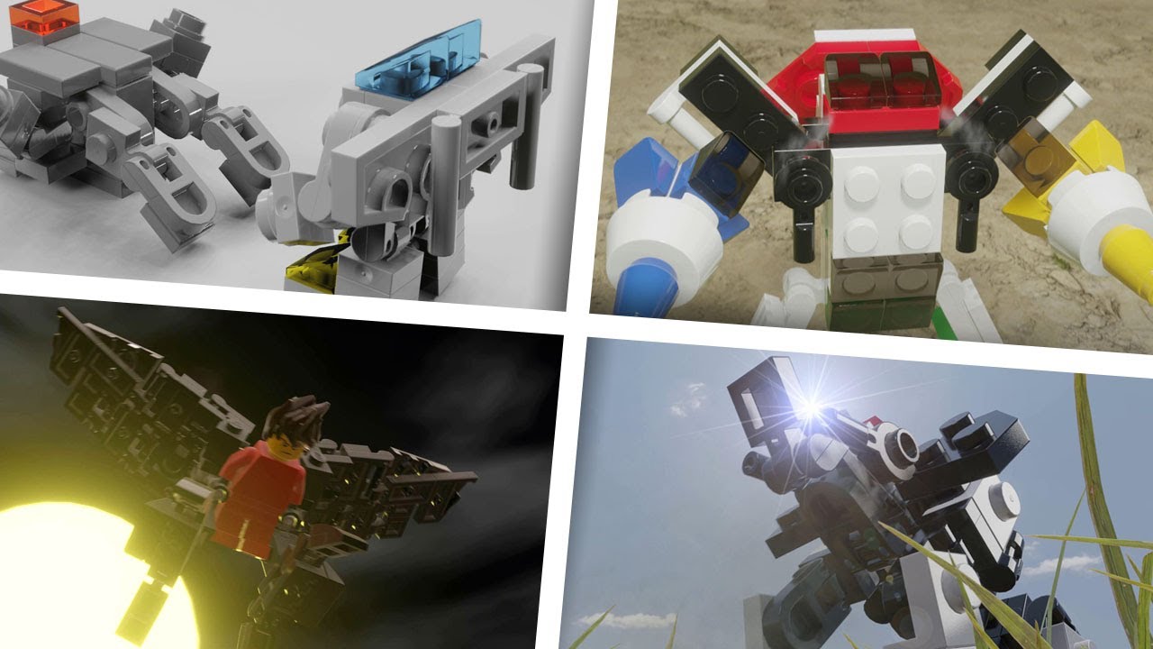 Brickmecha LEGO robot transformers animation compilation 16 #lego #moc ...