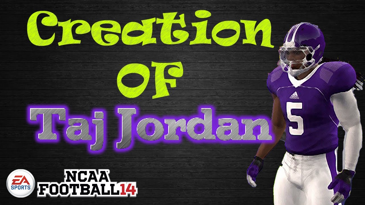 NCAA 14 RTG: Taj Jordan | Creation of A Speed Running Back - YouTube