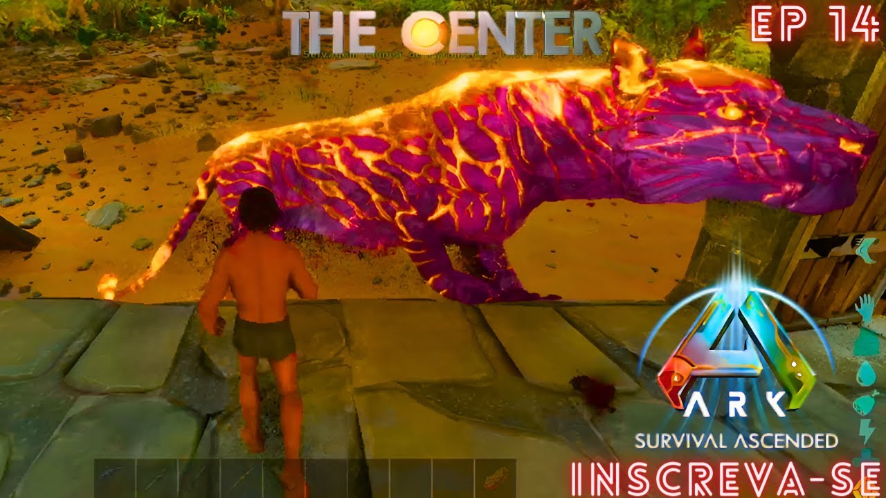 THE CENTER EM BUSCA DO PYROMANE EP 14 !!! ARK SURVIVAL ASCENDED ...