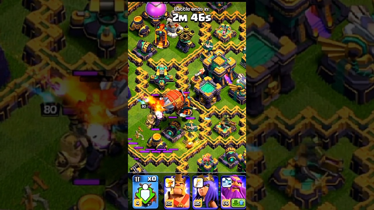 "Super Wizard in Blimp" Unbelievable Value with super Wizard ||Clash of ...