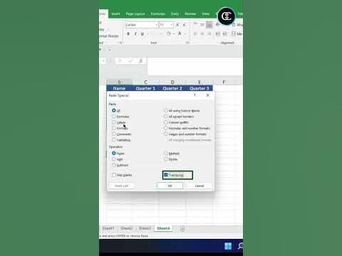 Excel Pro Tips: Transposing Data Made Easy! |#excel #exceltips #exceltricks #dataanalyst - YouTube