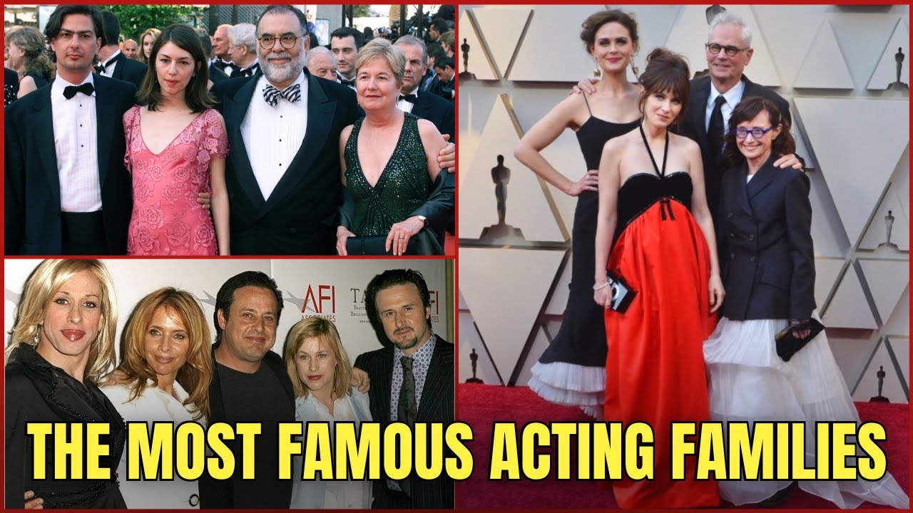The Most Famous Acting Families Of All Time - YouTube