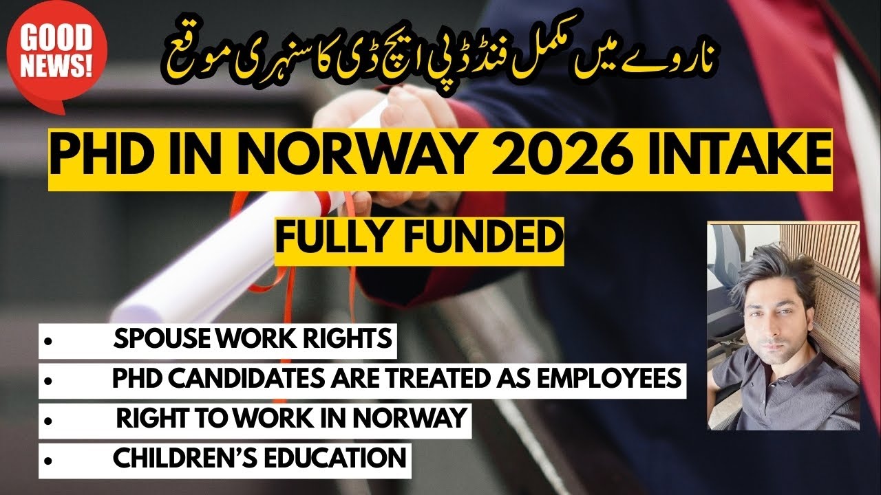 PhD in Norway 2025 | Fully Funded PhD Scholarships | No Tuition Fees ...