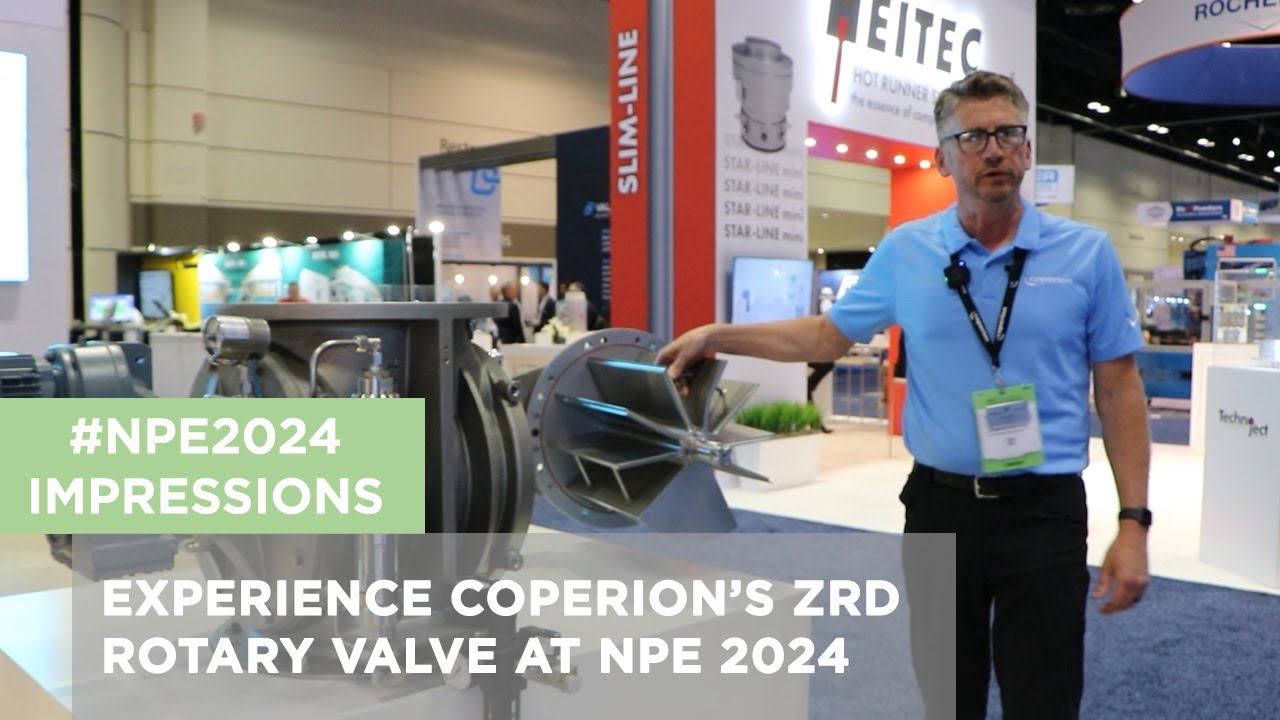 NPE 2024 | Coperion's ZRD Rotary Valve at NPE - YouTube