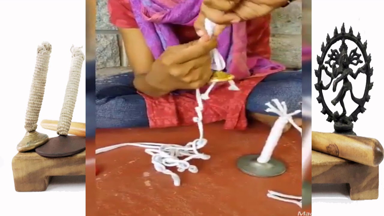 Learn How To Tie Nattuvangam for Beginners of Classical dance - YouTube