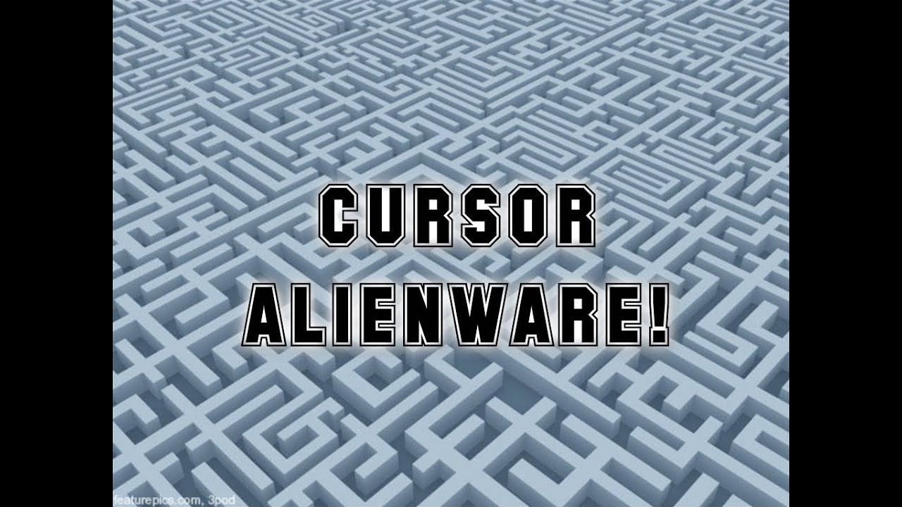 UTILIZAR CURSOR ALIENWARE - YouTube
