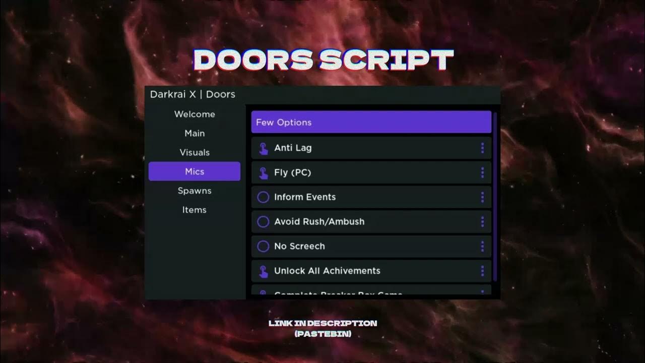 roblox doors script hack (pastebin) - YouTube