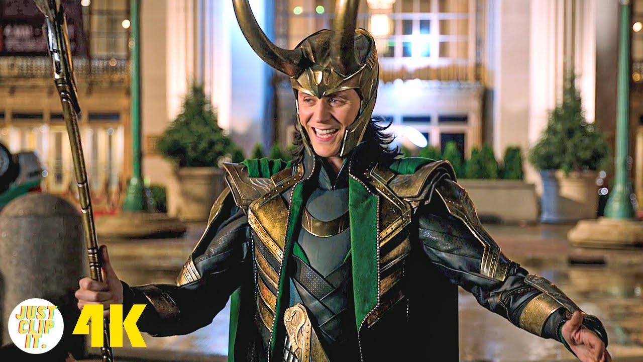 Loki Attacks Germany - "I said...KNEEL!!" Scene | The Avengers (2012 ...