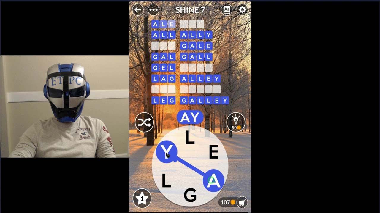 WORDSCAPES UNCROSSED SHINE LEVEL 7 (FROST) masaya ang mga salita - YouTube